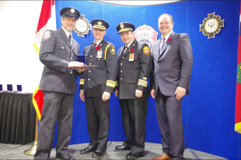 Local firefighters honoured for 25 years of service - North Bay News Local firefighters honoured for 25 years of service - North Bay News
