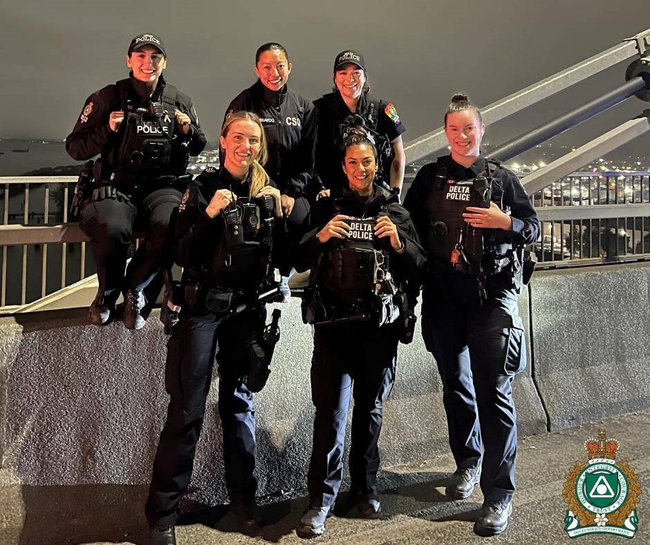 All Female Delta Police Platoon Patrols North Delta Delta Optimist 5130