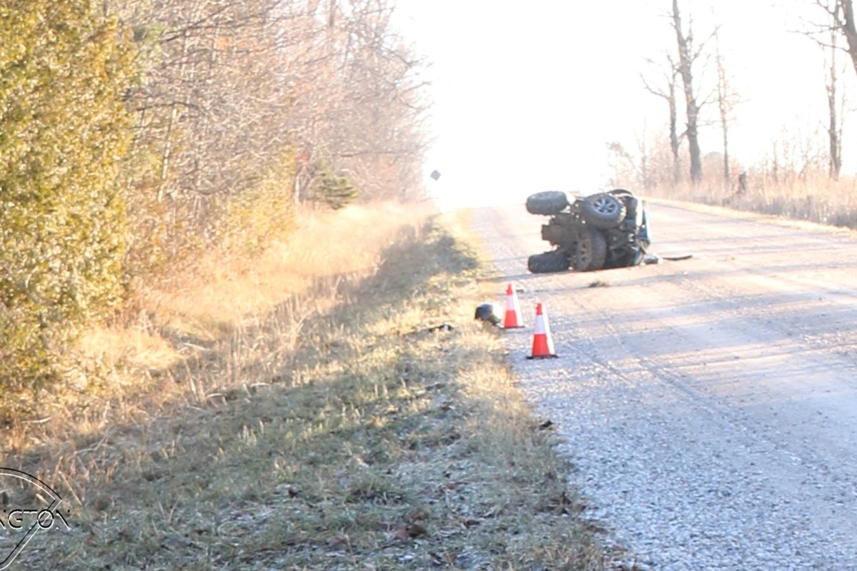 Driver Suffers Serious Injuries In Atv Crash Near Mount Forest Guelph