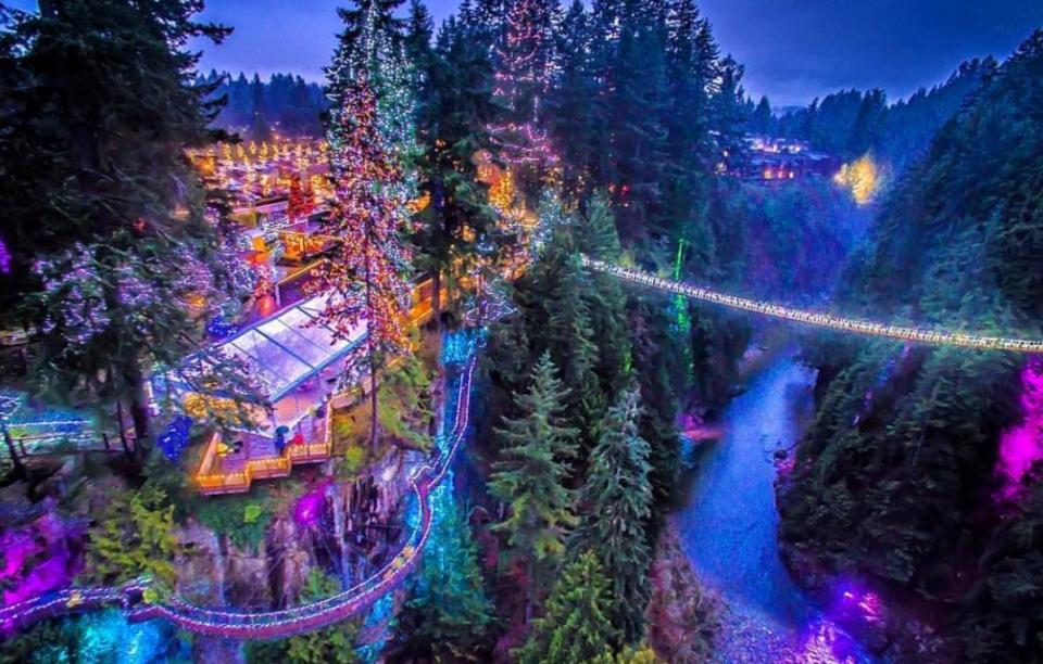 Canyon Lights Will Transform Capilano Suspension Bridge Into A Winter