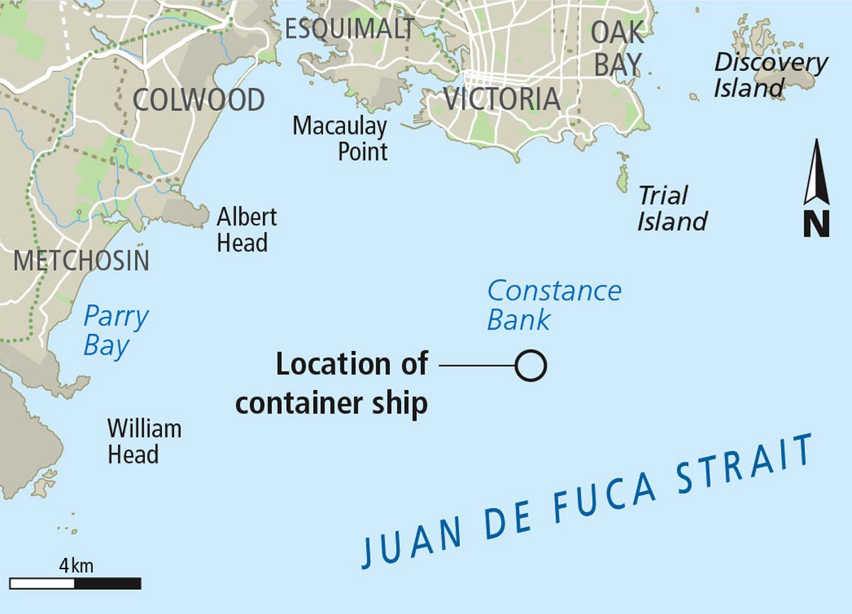Two dozen crew on container ship stranded off Victoria - Victoria Times ... Two dozen crew on container ship stranded off Victoria - Victoria Times ...