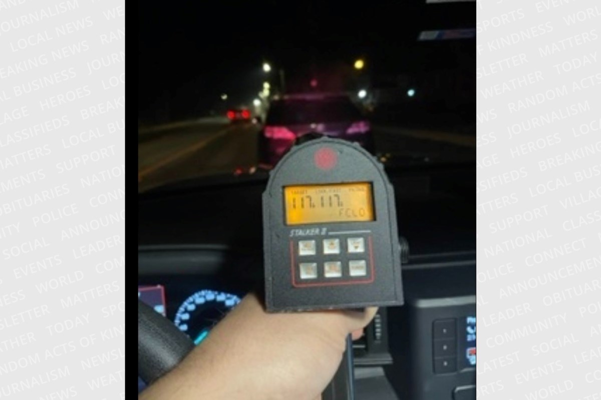 Vehicle clocked doing more than twice the speed limit - Guelph News Vehicle clocked doing more than twice the speed limit - Guelph News