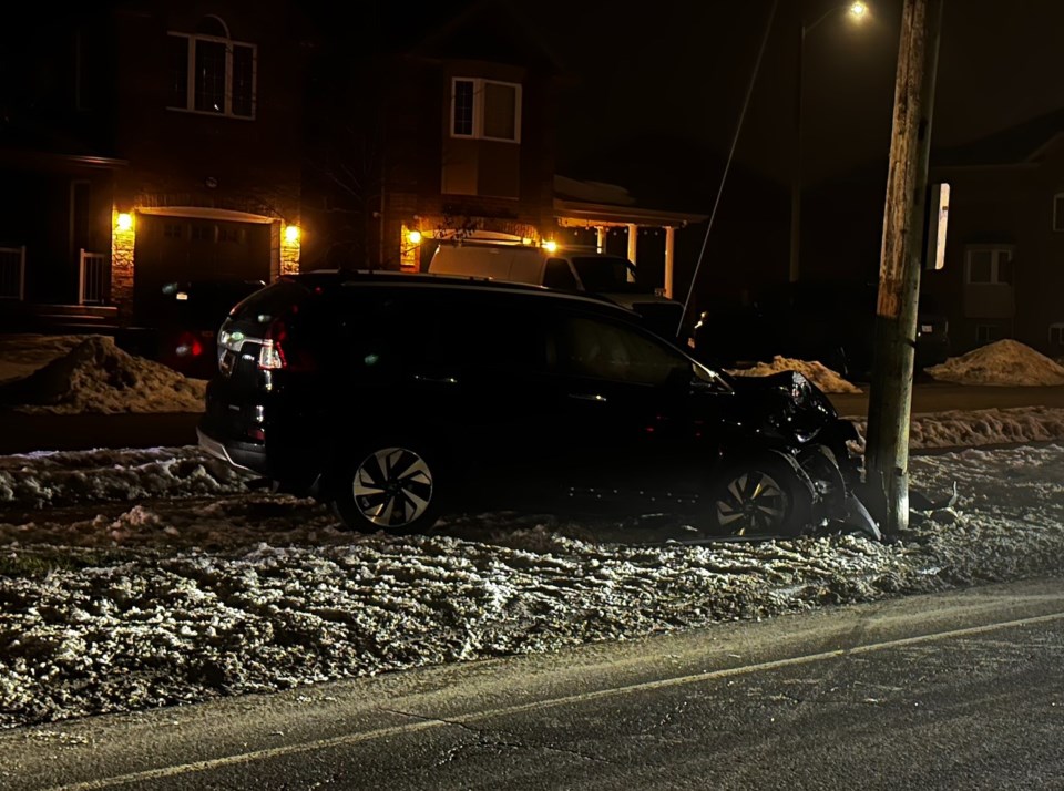 Driver Charged After Vehicle Hits Utility Pole In Innisfil Barrie News