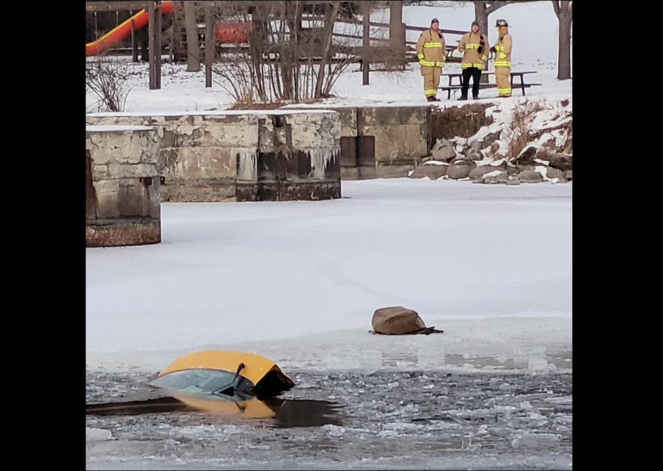 Careless Driving Charge Laid After Vehicle Crashed Through Ice In