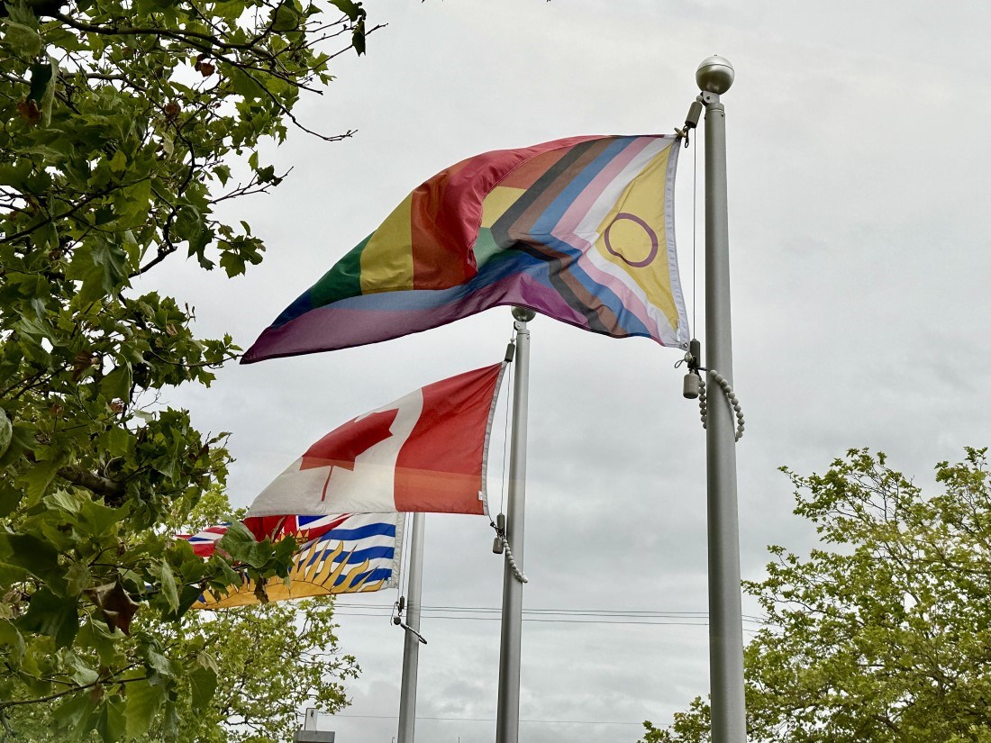 Pride Flag Raised At Richmond Rcmp Detachment Richmond News 5585