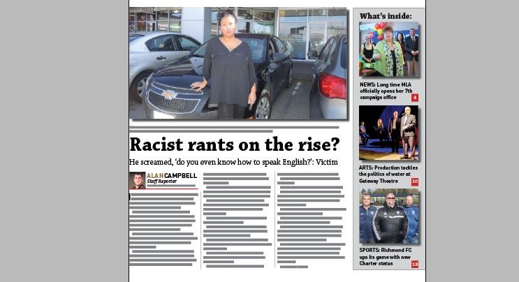 Racism In Richmond Richmond News 0269